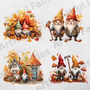 Fall Gnome Clipart Gnomes PNG Fall Garden Gnome PNG Gnome Fall PNG Fall ...