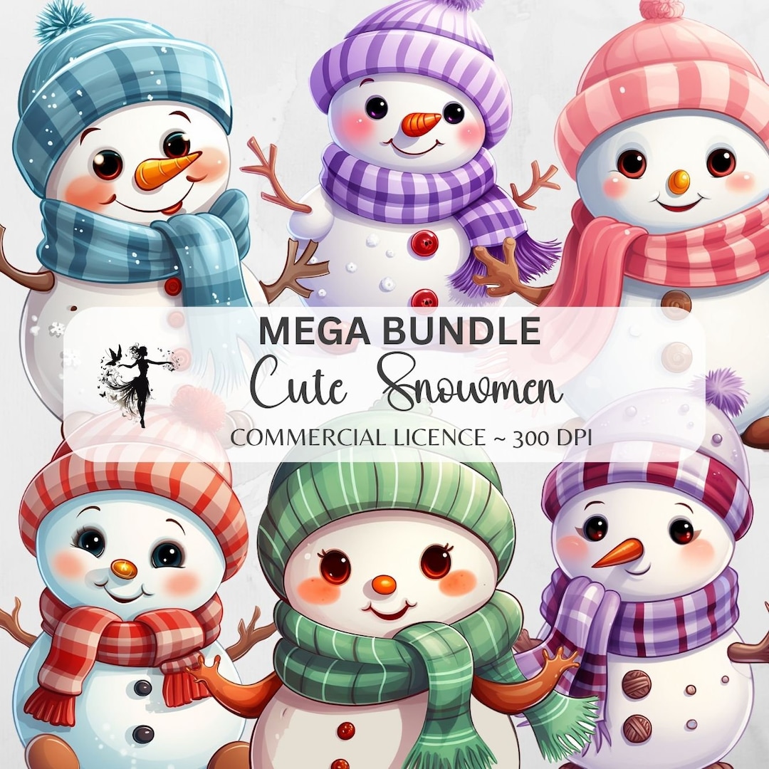 Cute Snowman Clipart Snowman PNG Christmas Clipart Christmas Png ...