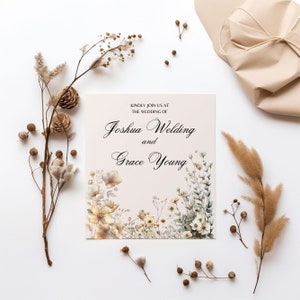 Neutral Floral Corners Clipart Neutral Flower Borders PNG Beige Digital ...