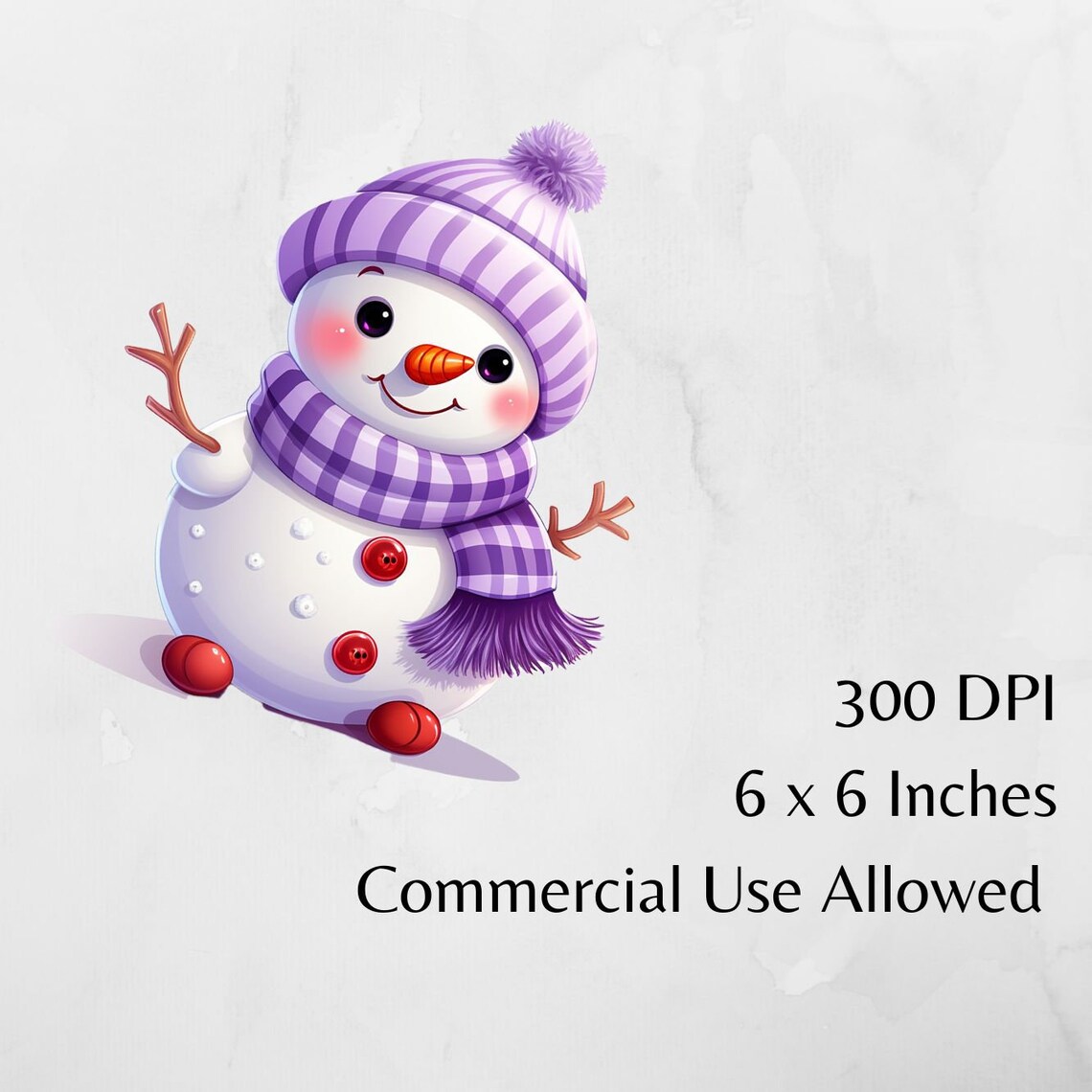 Cute Snowman Clipart Snowman PNG Christmas Clipart Christmas - Etsy