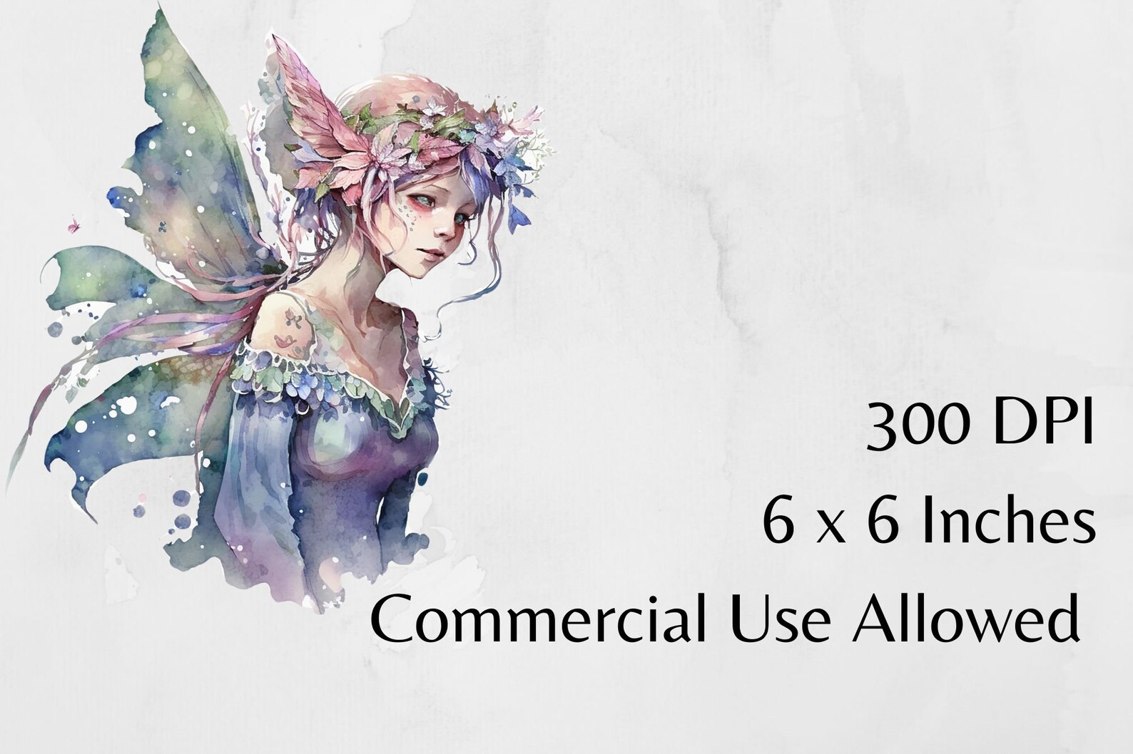 Fairy Clipart Fairy PNG Fantasy Clipart Watercolor Clipart Fairies ...