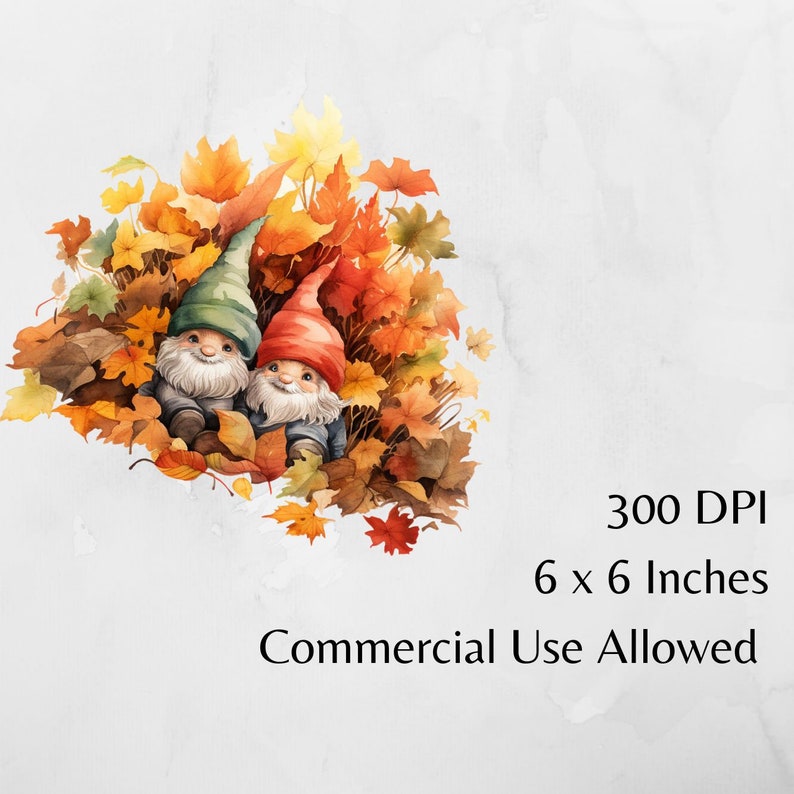 Fall Gnome Clipart Gnomes PNG Fall Garden Gnome PNG Gnome Fall PNG Fall ...