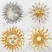 Filigree Sun Clipart PNG Celestial Fantasy Sun Rays Junk Journal ...