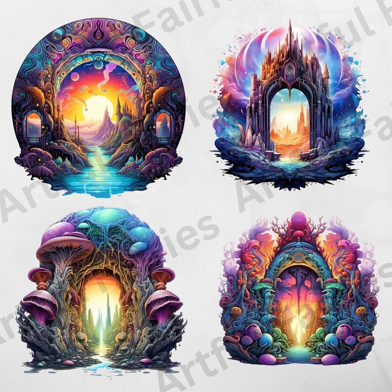 Magic Portal PNG Fantasy Clipart Fantasy Art Junk Journal Magical ...