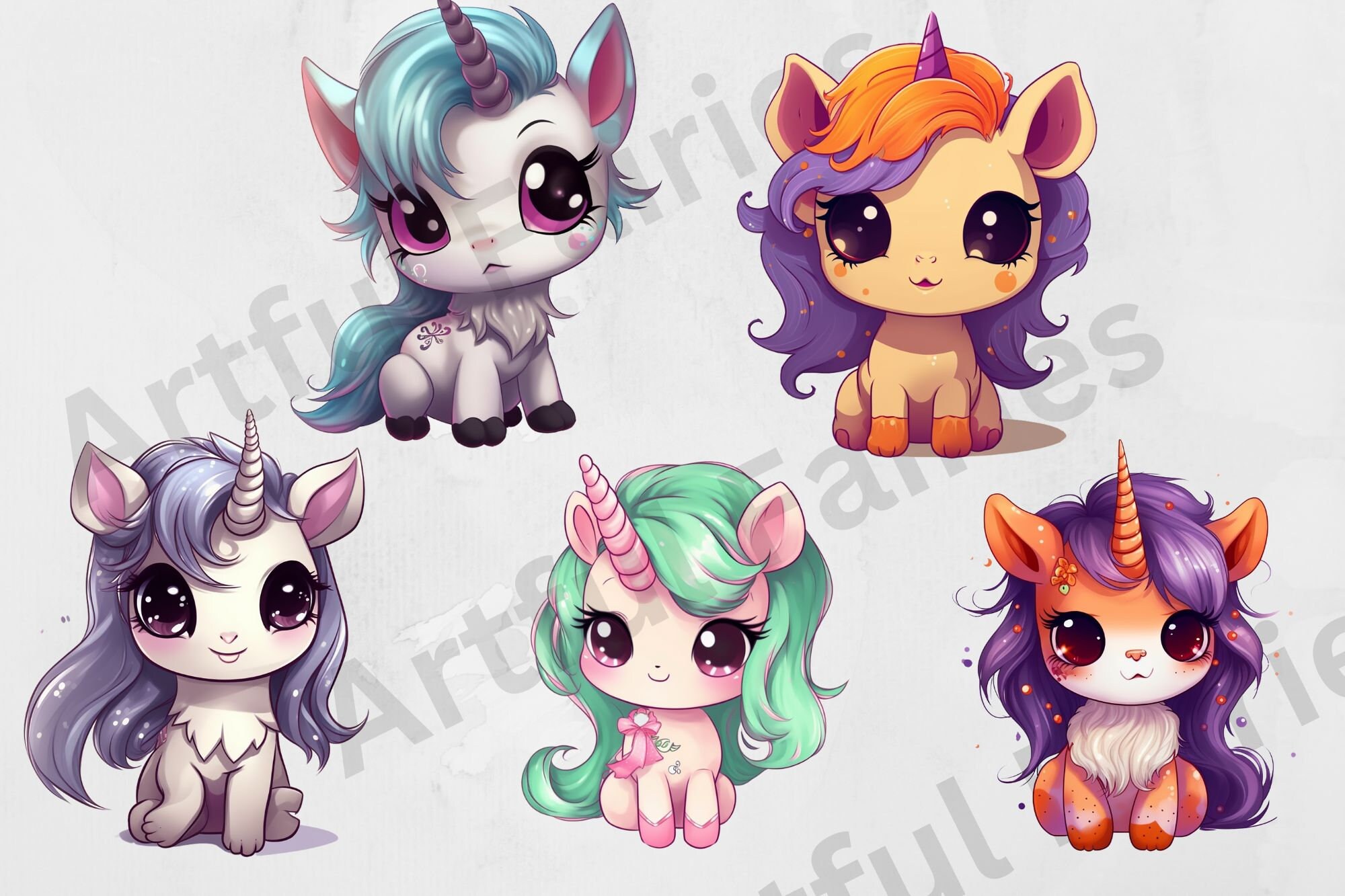 Cute Chibi Unicorn