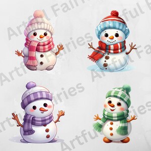 Cute Snowman Clipart Snowman PNG Christmas Clipart Christmas Png ...