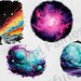 Galaxy Clipart Galaxy PNG Space Clipart Galaxy Background Moon Clipart ...