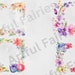 Spring Border PNG Floral Clipart Wildflower Clipart Floral Wreath ...