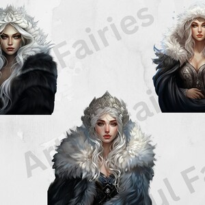 Ice Queen PNG Snow Princess Clipart Winter Clipart Frozen Clipart Ice ...