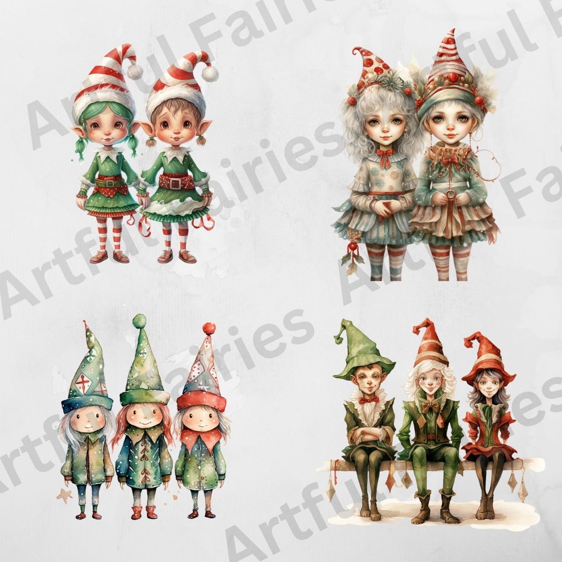 Christmas Elves PNG Santa Elf Clipart Santa Elf PNG Christmas PNG ...
