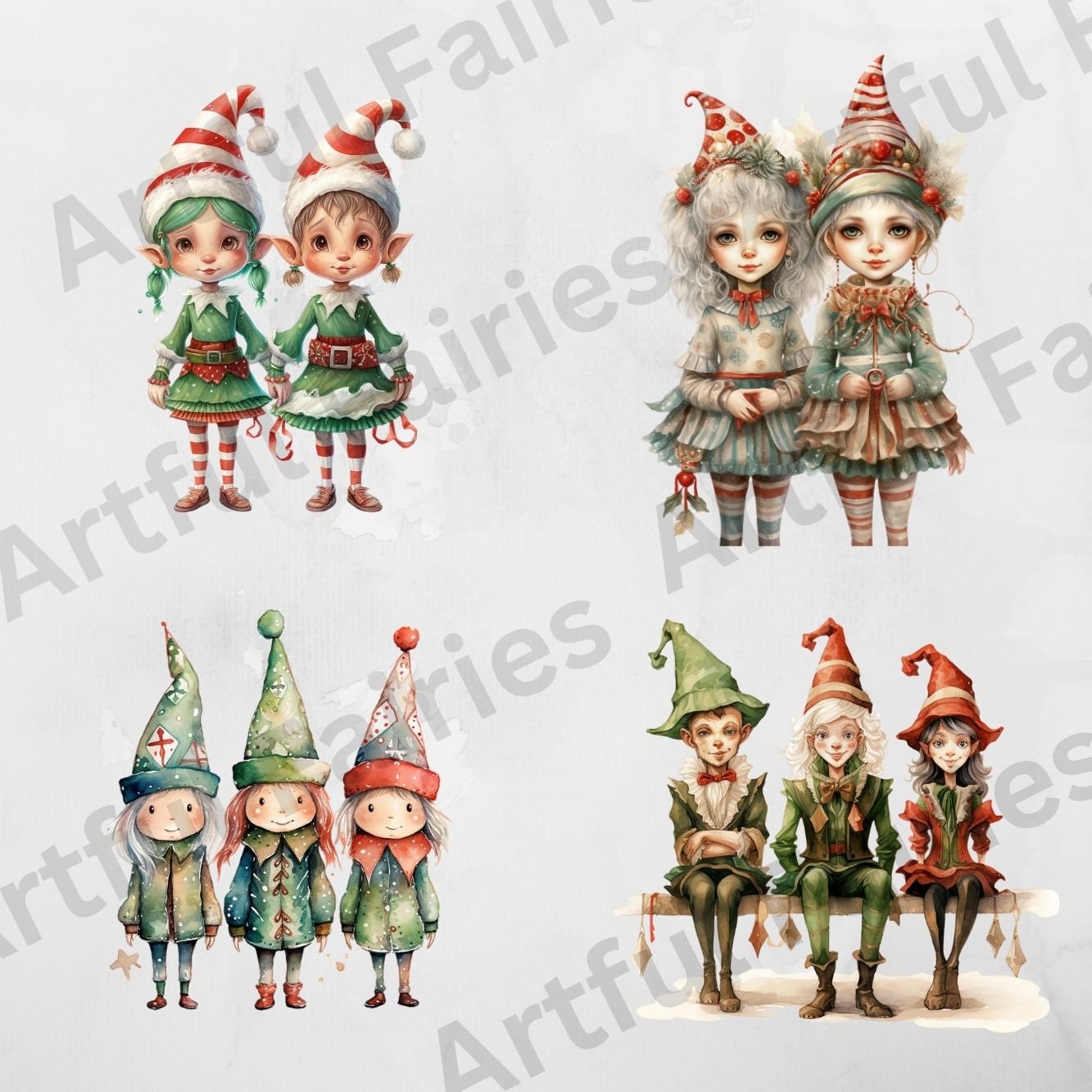 Christmas Elves PNG Santa Elf Clipart Santa Elf PNG Christmas PNG ...