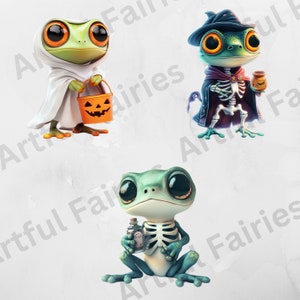 Halloween Frog PNG Clipart Halloween Cute Toad Creepy Skull Potion ...