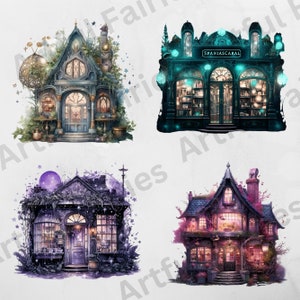 Magical Shop Clipart Fantasy Clipart Witchy PNG Fairy Clipart Fantasy ...