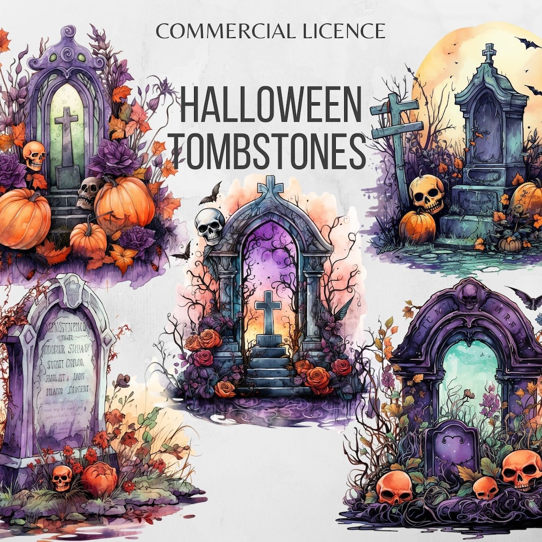 Halloween Tombstone Clipart Halloween PNG Halloween Clipart Halloween ...