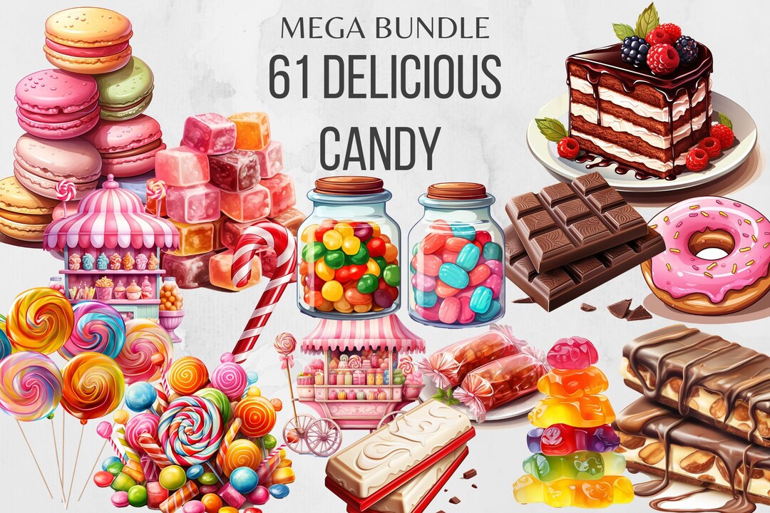 Candy Clipart Candy PNG Sweets Clipart Treats Clipart Food Clipart ...