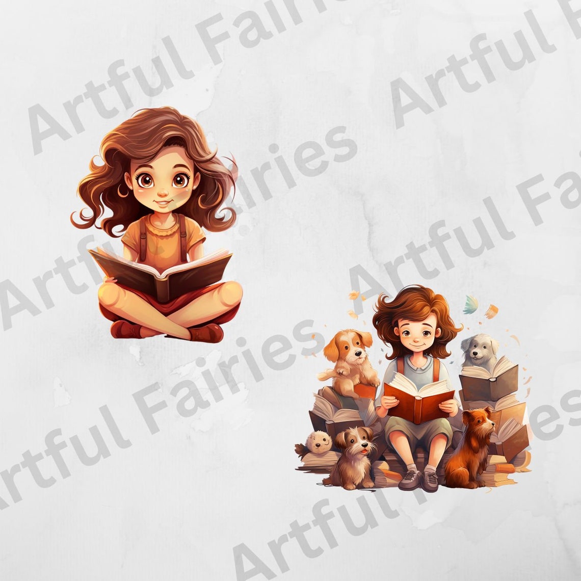 Reading Clipart Book Clipart Books Clipart Bookworm Clipart - Etsy