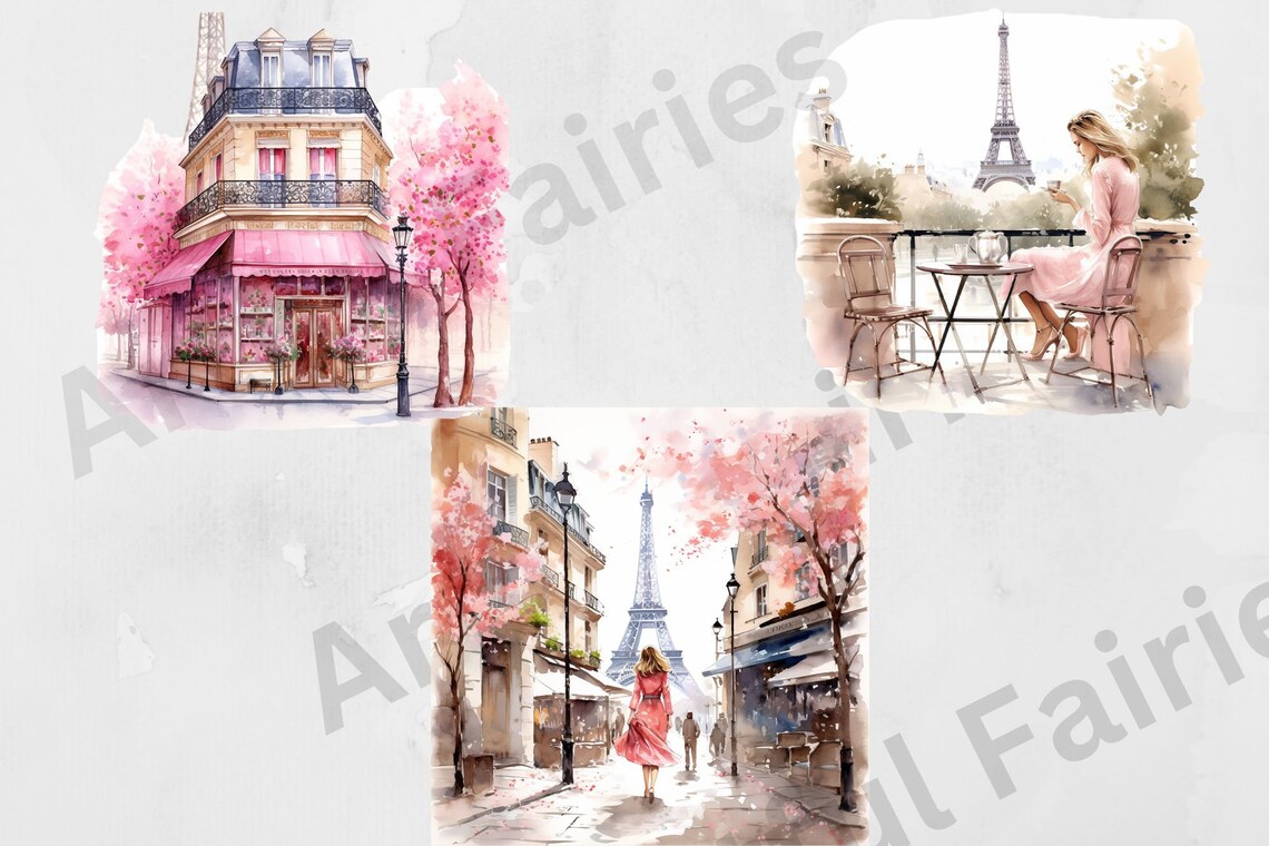 Paris Clipart Paris Cafe Clipart Bakery Clipart Paris Cafe PNG - Etsy