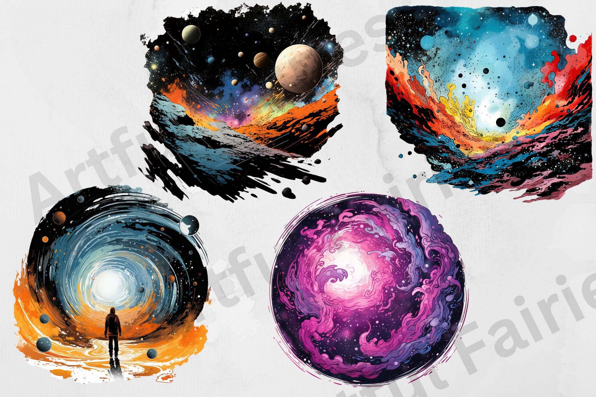 Galaxy Clipart Galaxy PNG Space Clipart Galaxy Background Moon Clipart ...