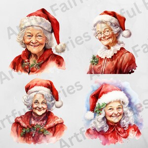 Mrs Claus Clipart Mrs Claus PNG Mrs Santa Claus Mama Claus Christmas ...