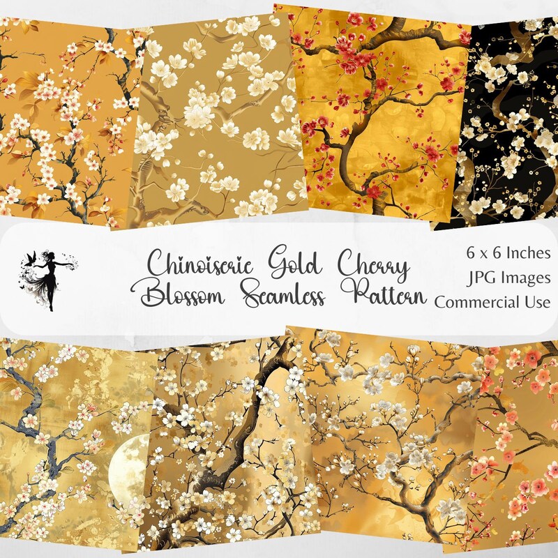 Yellow Chinoiserie Fabric - Etsy