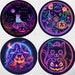 Neon Halloween Wind Spinner PNG Halloween Spinner Designs Sublimation ...