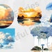Weather Clipart Sun Clipart Cloud Clipart Rainy Day Clipart - Etsy