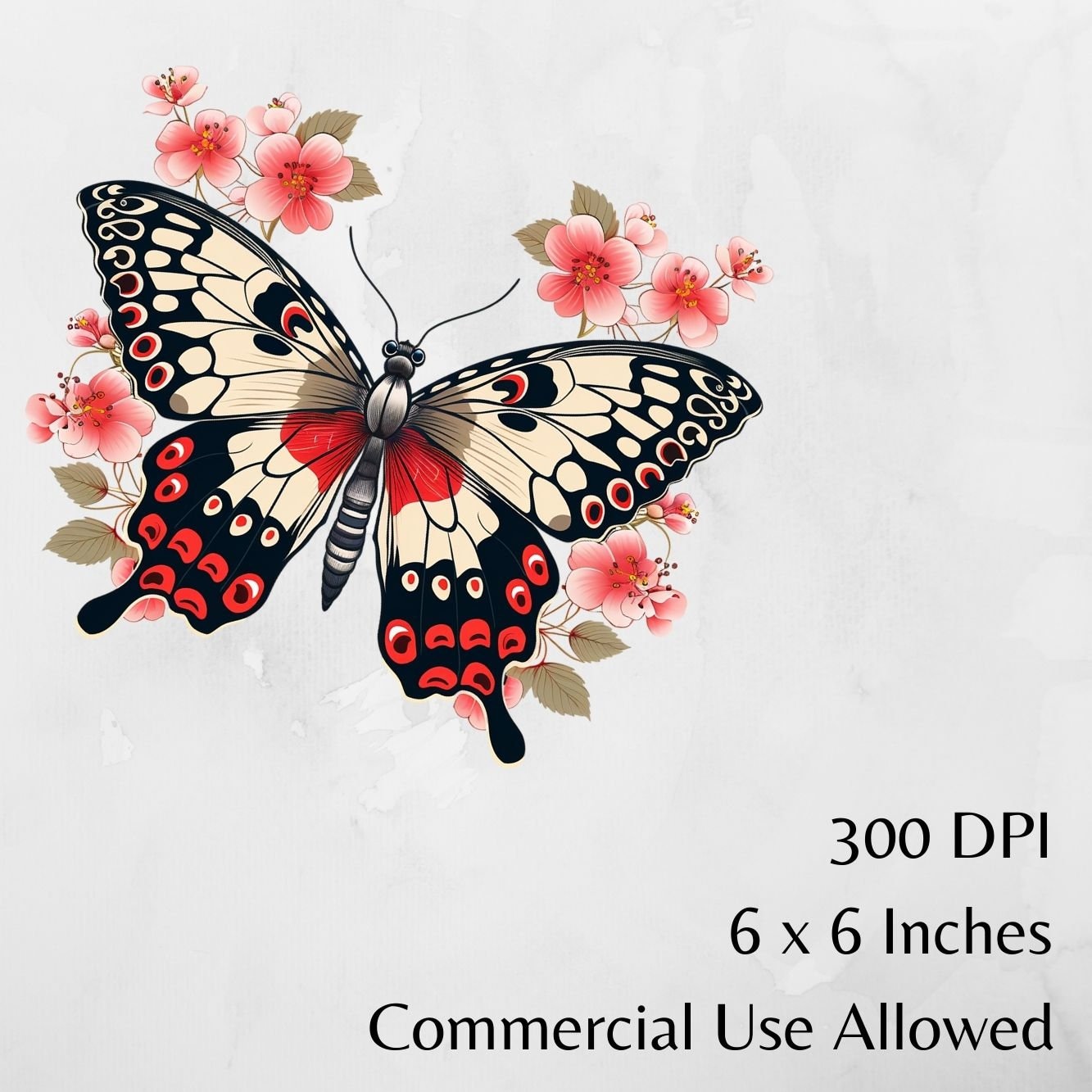 Butterfly Clipart Boho Butterfly PNG Butterflies PNG Boho - Etsy