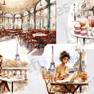 Paris Cafe Clipart Paris Clipart Coffee Clipart Coffee Shop Clipart ...