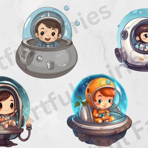 Astronaut Clipart Space Clipart Galaxy Clipart Astronaut Print ...