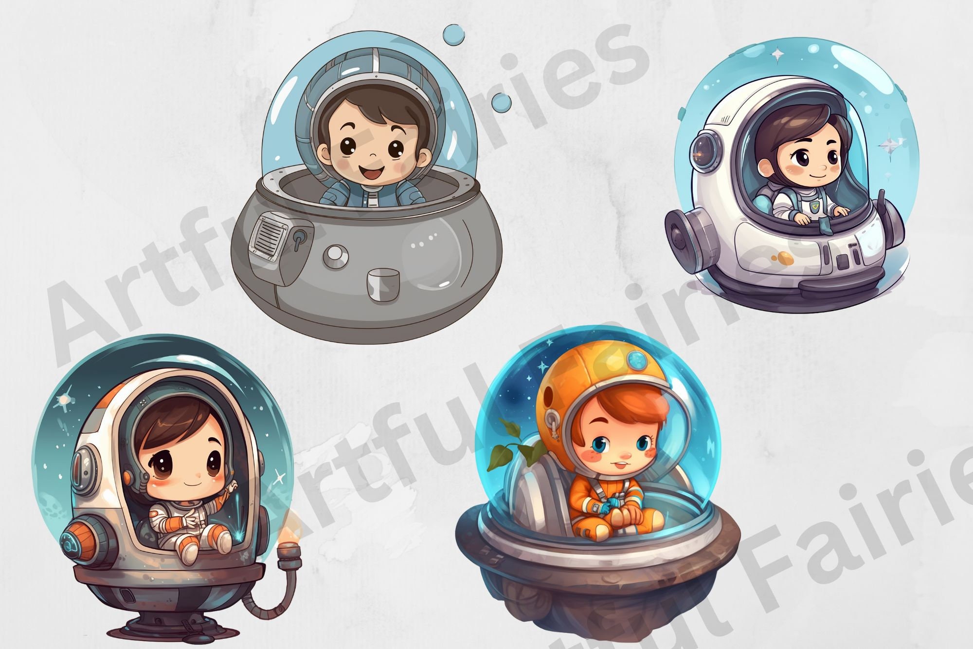 Astronaut Clipart Space Clipart Galaxy Clipart Astronaut Print ...
