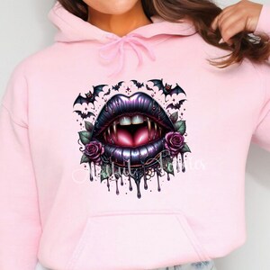 Gothic Lips PNG Sublimation Design Halloween DTF Lip Print Clipart ...