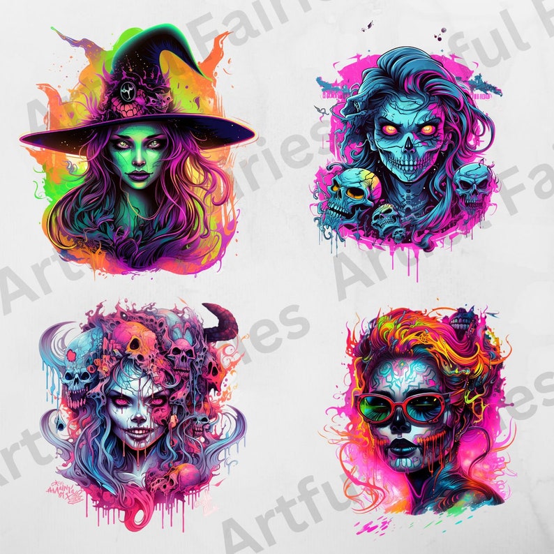 Witch Clipart Witch PNG Witchy Clipart Halloween Clipart - Etsy