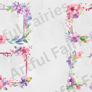 Spring Border PNG Floral Clipart Wildflower Clipart Floral Wreath ...