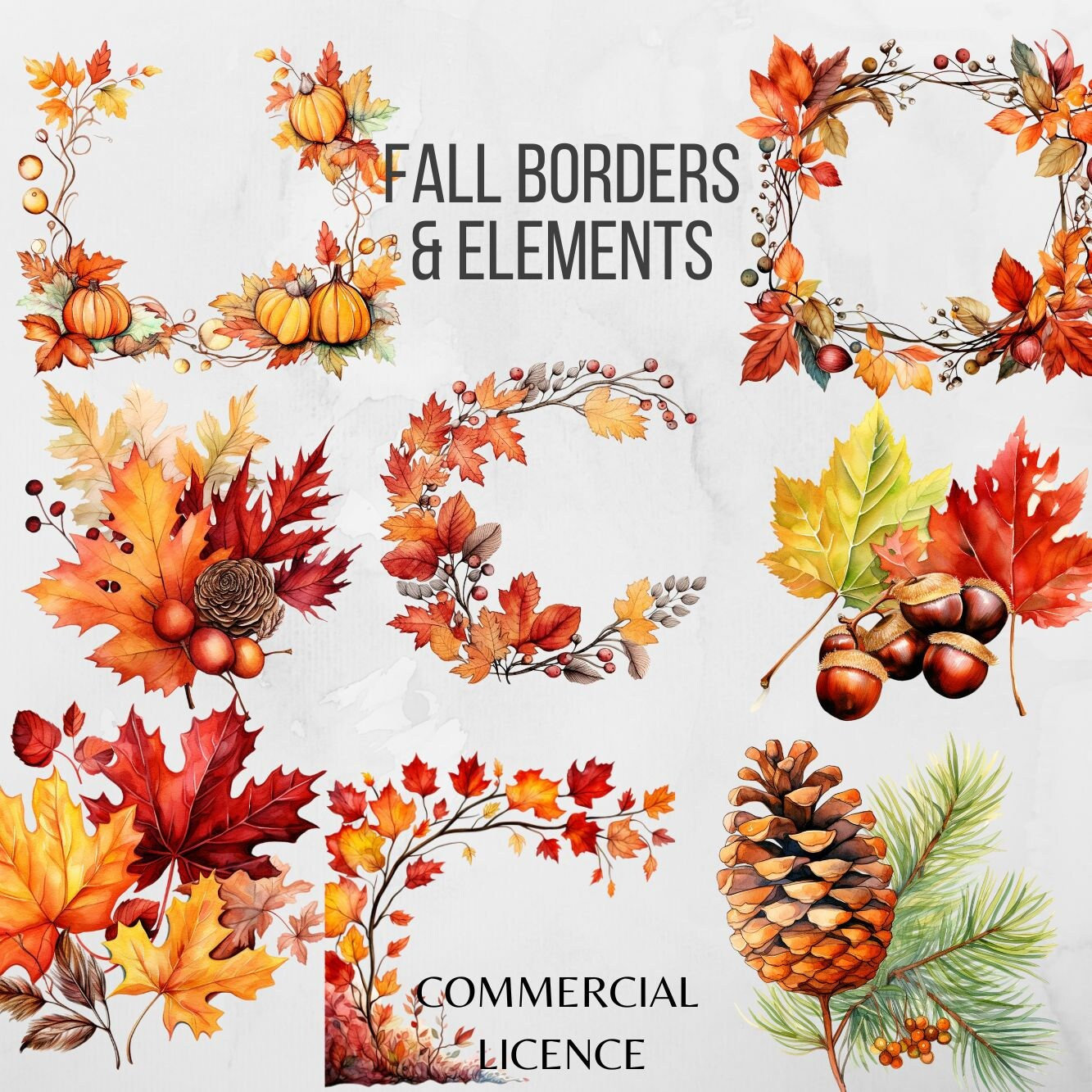 Fall Border PNG Fall Border Clipart Pumpkin Border Fall Clipart Fall ...
