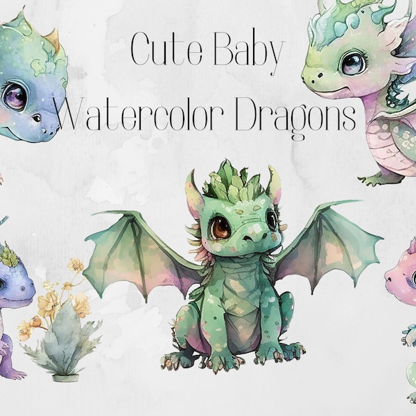 Chibi Dragon Png - Etsy