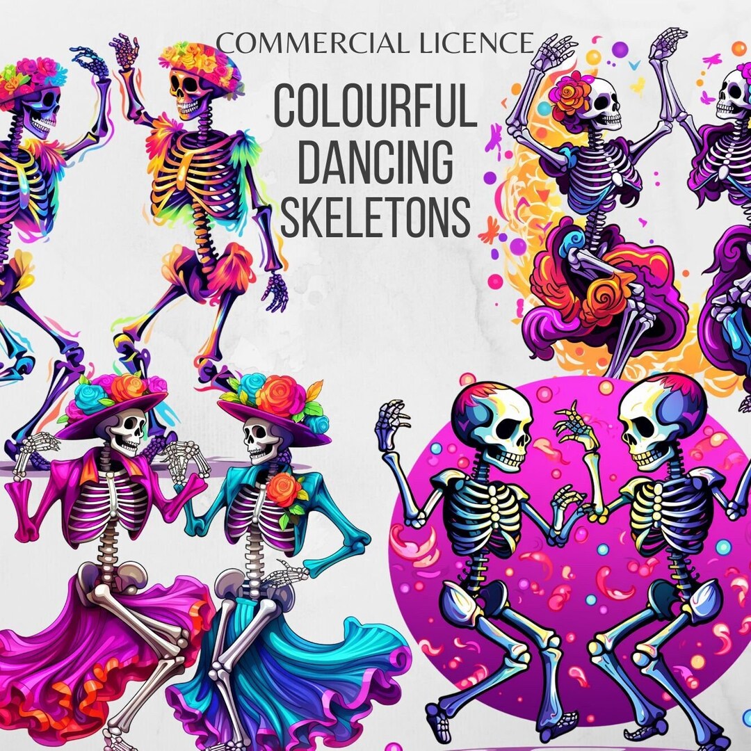 Dancing Skeleton PNG Dancing Skeletons Png Funny Halloween PNG ...