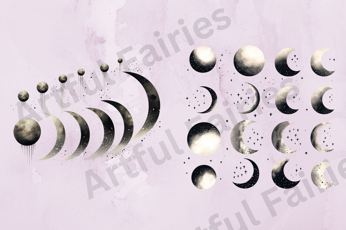 Moon Phase SVG Celestial Svg Moon Phases SVG Moon Phase Png Moon SVG ...