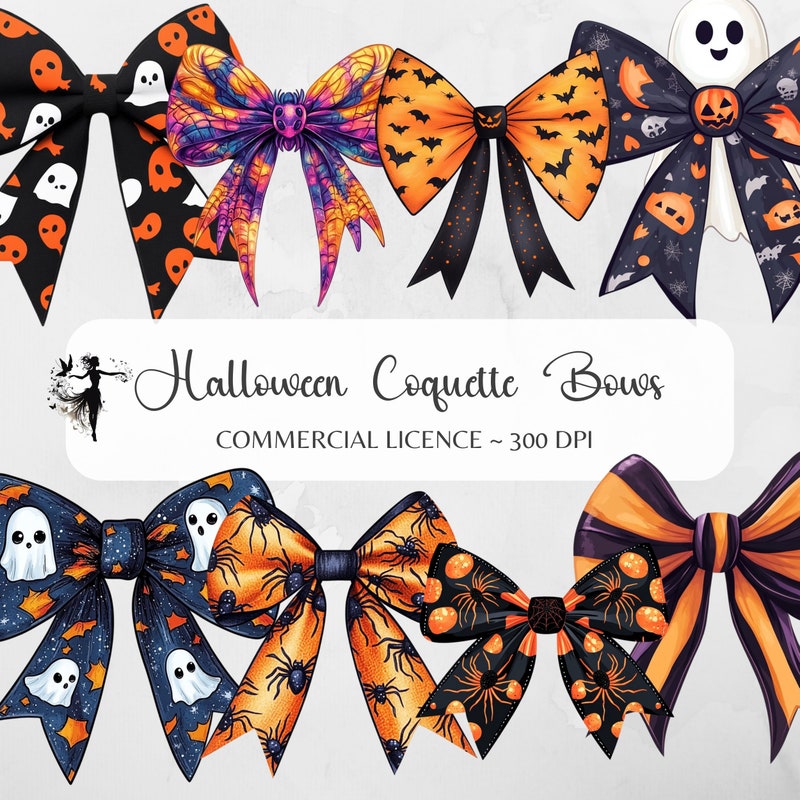 Halloween Bow - Etsy