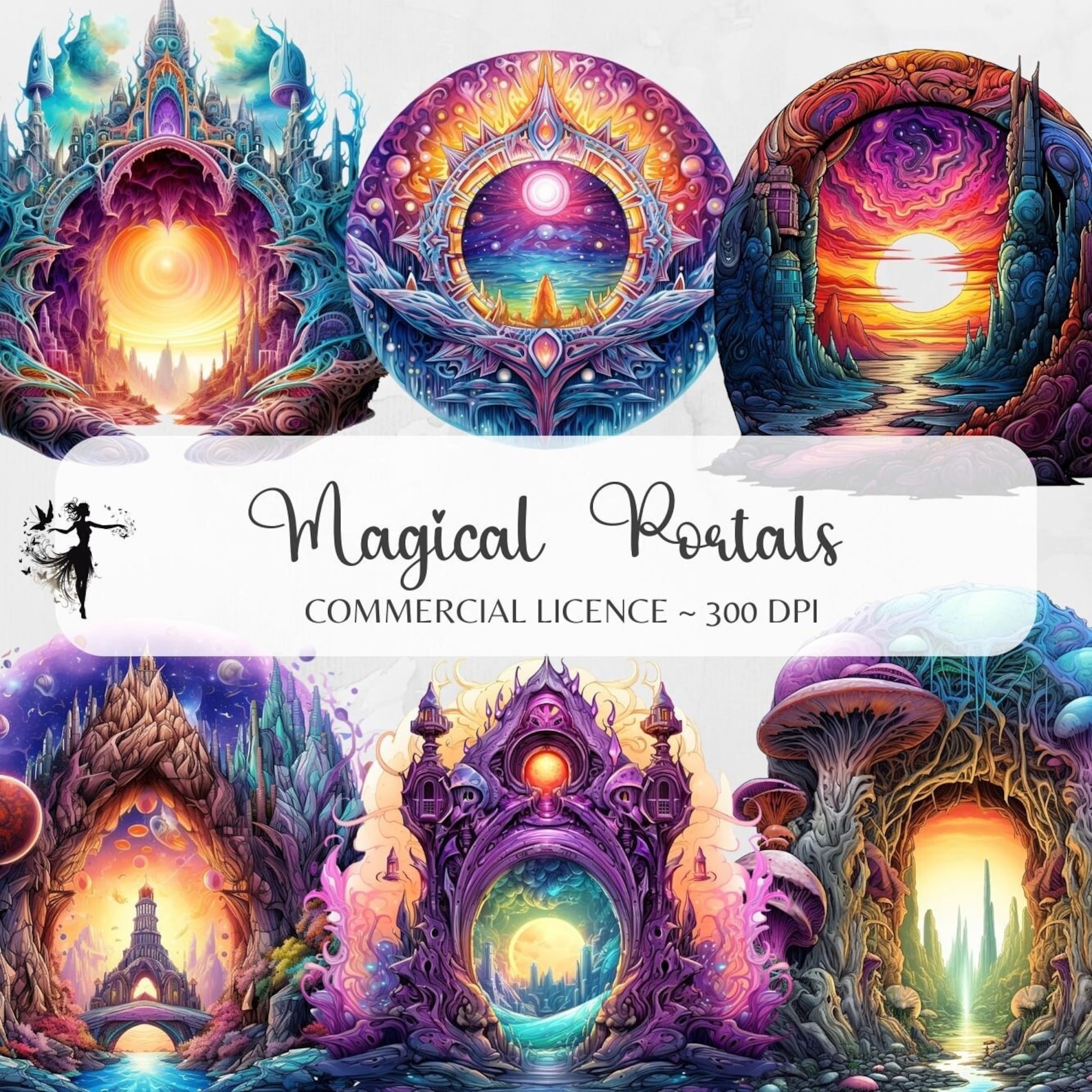Magic Portal PNG Fantasy Clipart Fantasy Art Junk Journal Magical ...