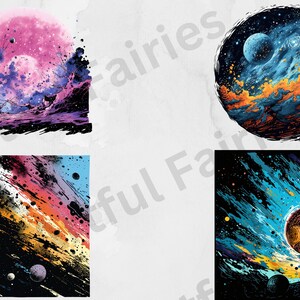 Galaxy Clipart Galaxy PNG Space Clipart Galaxy Background Moon Clipart ...