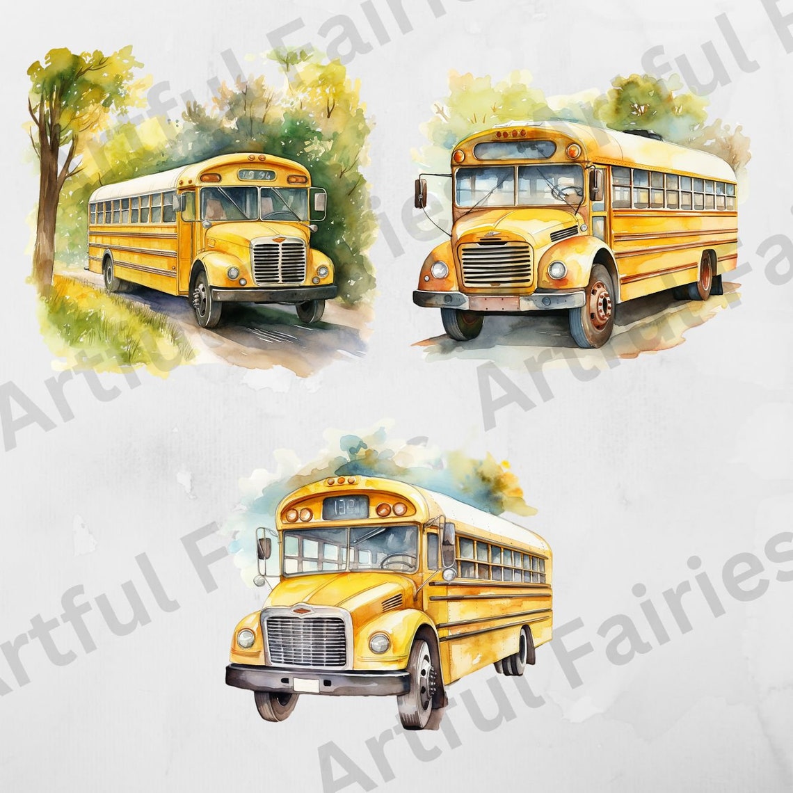 School Bus PNG Back to School Png School Clipart School Bus - Etsy