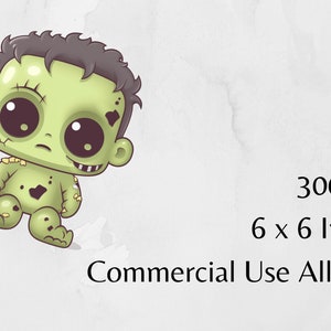 Kawaii Halloween Clipart Cute Halloween PNG Chibi Clipart - Etsy