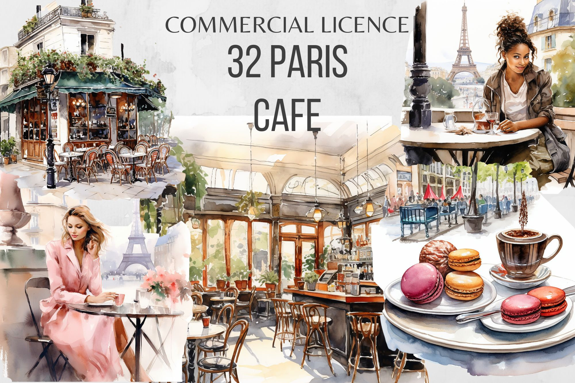 Paris Cafe Clipart Paris Clipart Café Clipart Cafetería Clipart ...