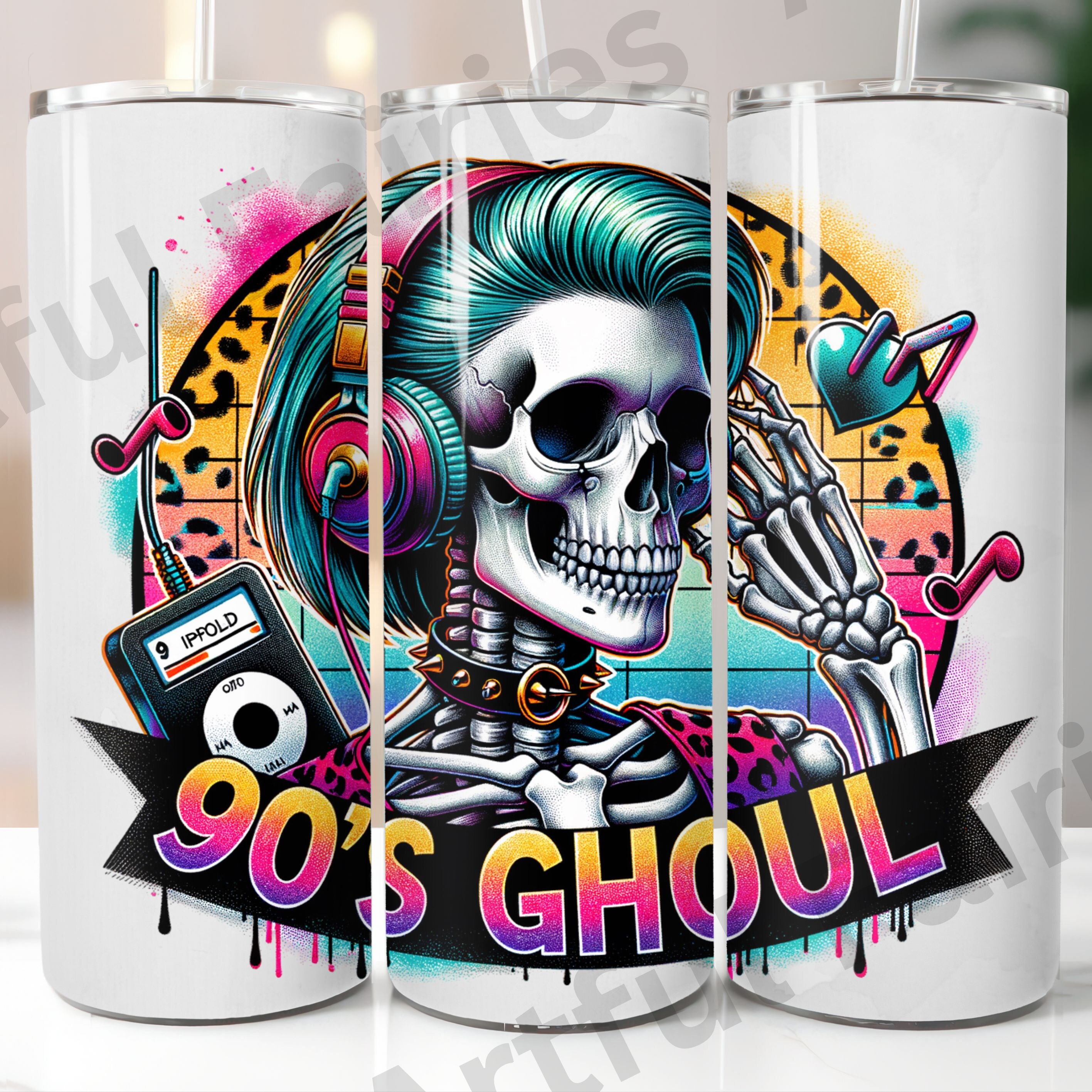 90s Ghoul Halloween PNG, 90s Retro Halloween Shirt Design, Spooky ...