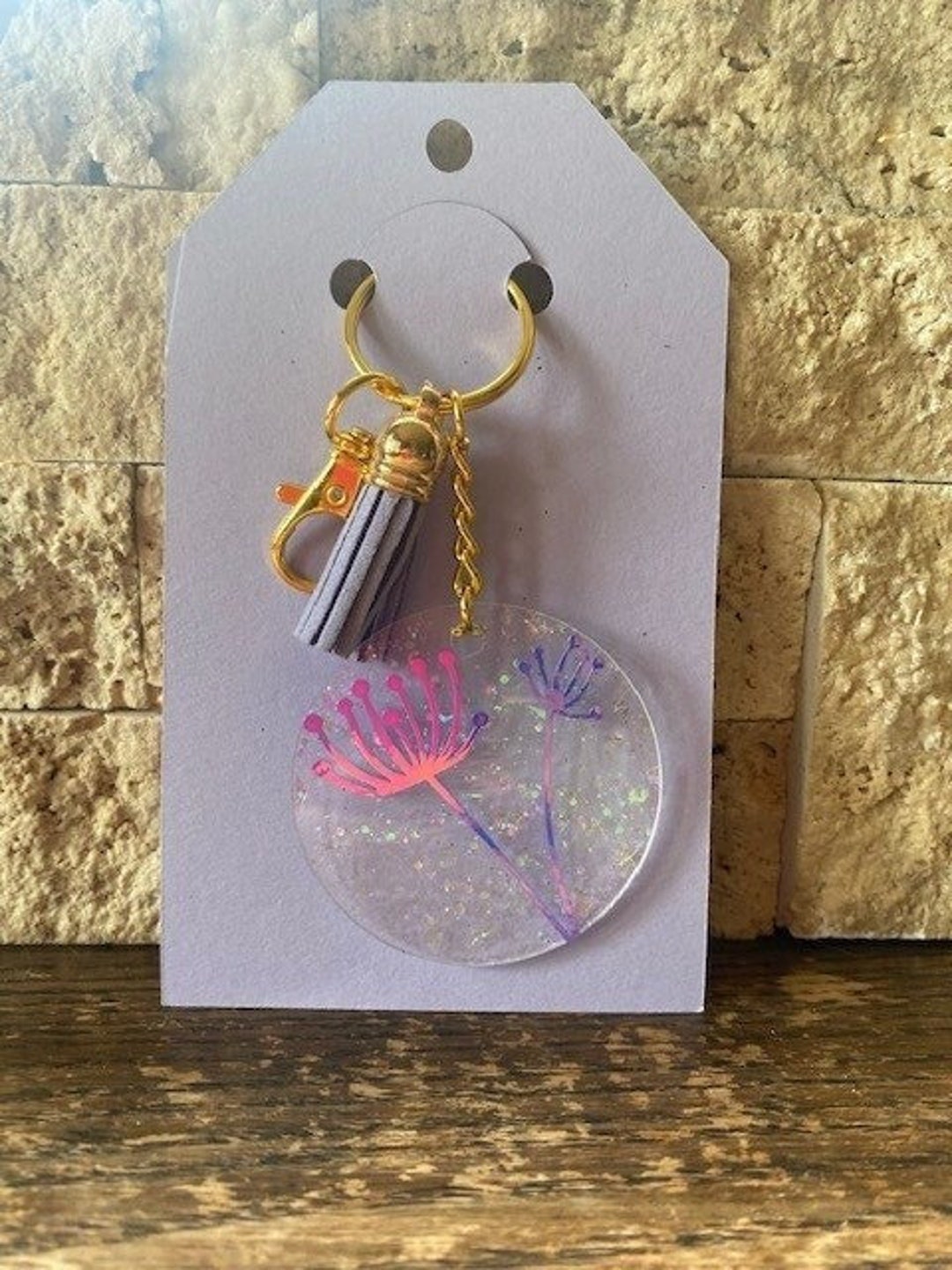 Acrylic Keychain Inspirational Keychain Waterproof Keychain - Etsy