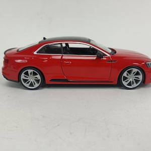 Custom Personalised Name Number Plate Scale Model Car Audi RS5 Coupe ...