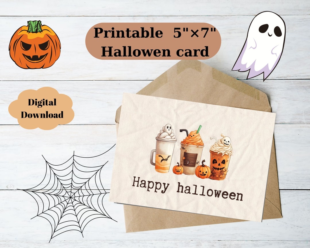 Happy Halloween Cards Cute Halloween Cards Printable Halloween Cards ...