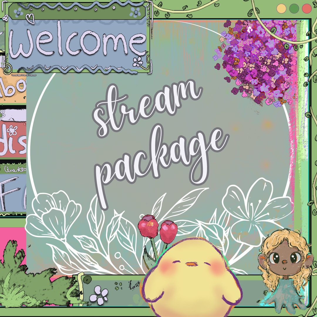 Animated Stream Package, Avatar Maker, Alerts, Panels, Webcam Masks and ...