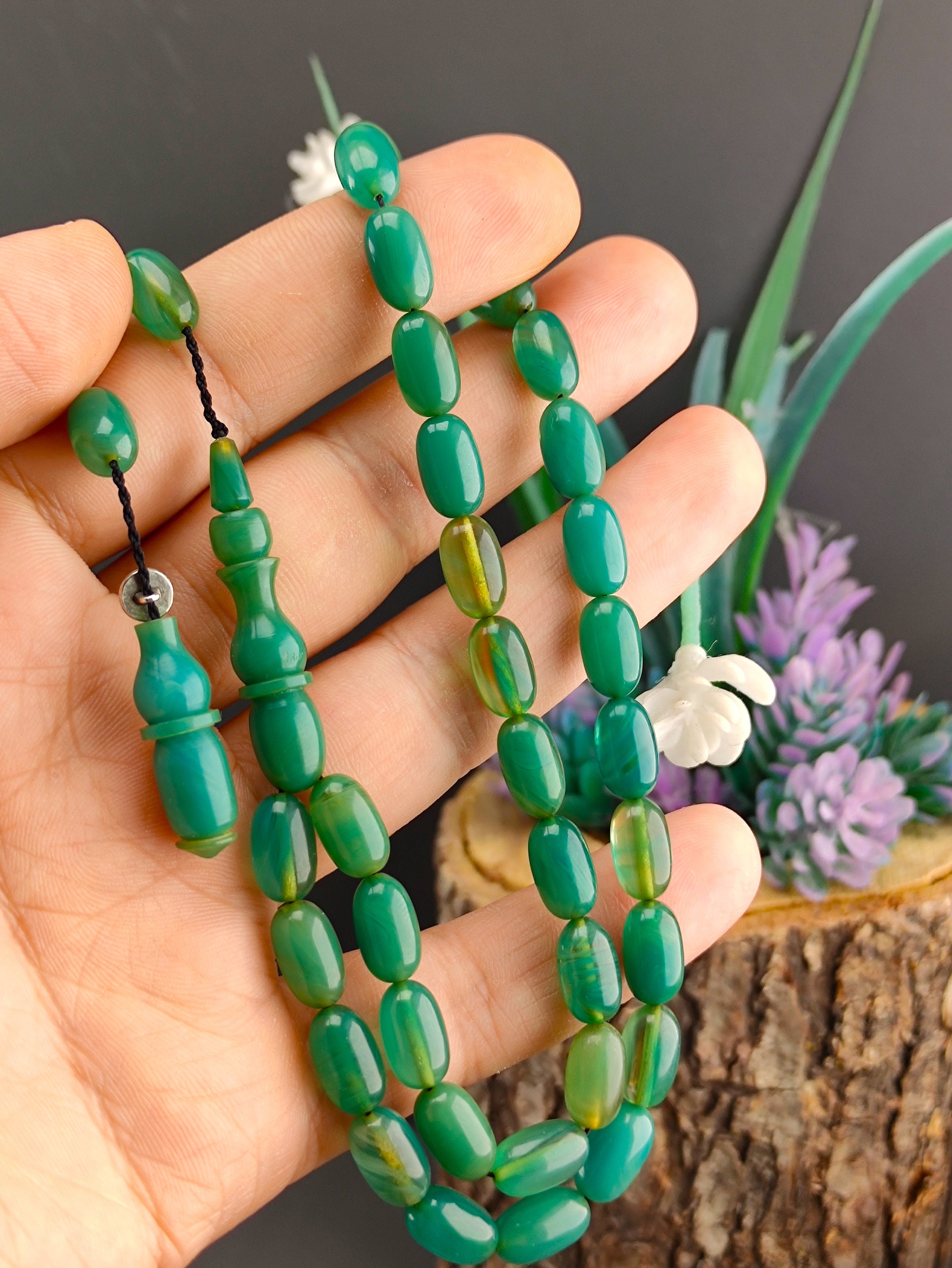 Faturan Amber Rosary, Bakelite Rosary, Muslim Rosary, Misbaha Islamic ...
