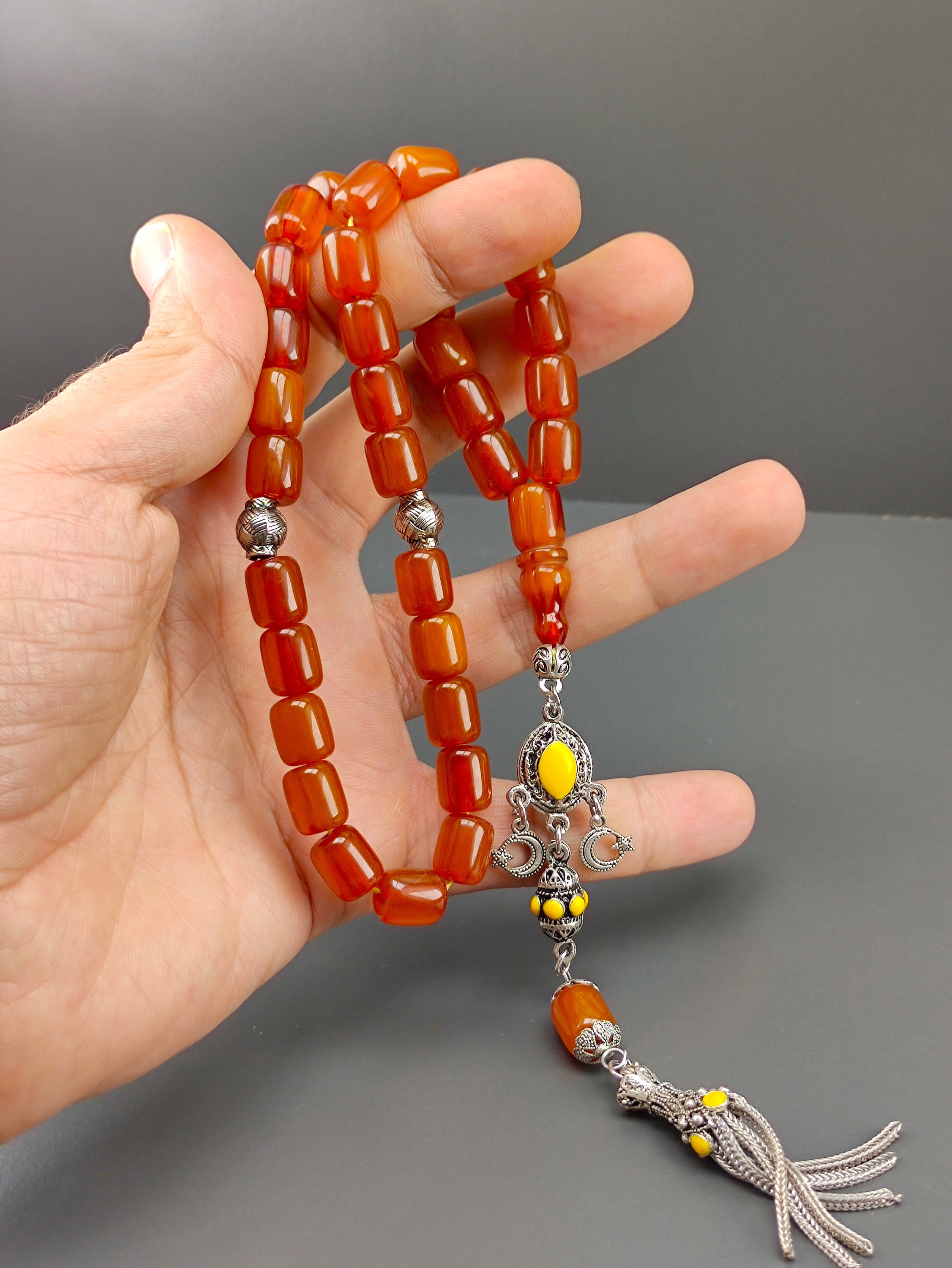 Faturan Amber Rosary, Bakelite Rosary, Katalin Rosary, Misbaha, Islamic ...